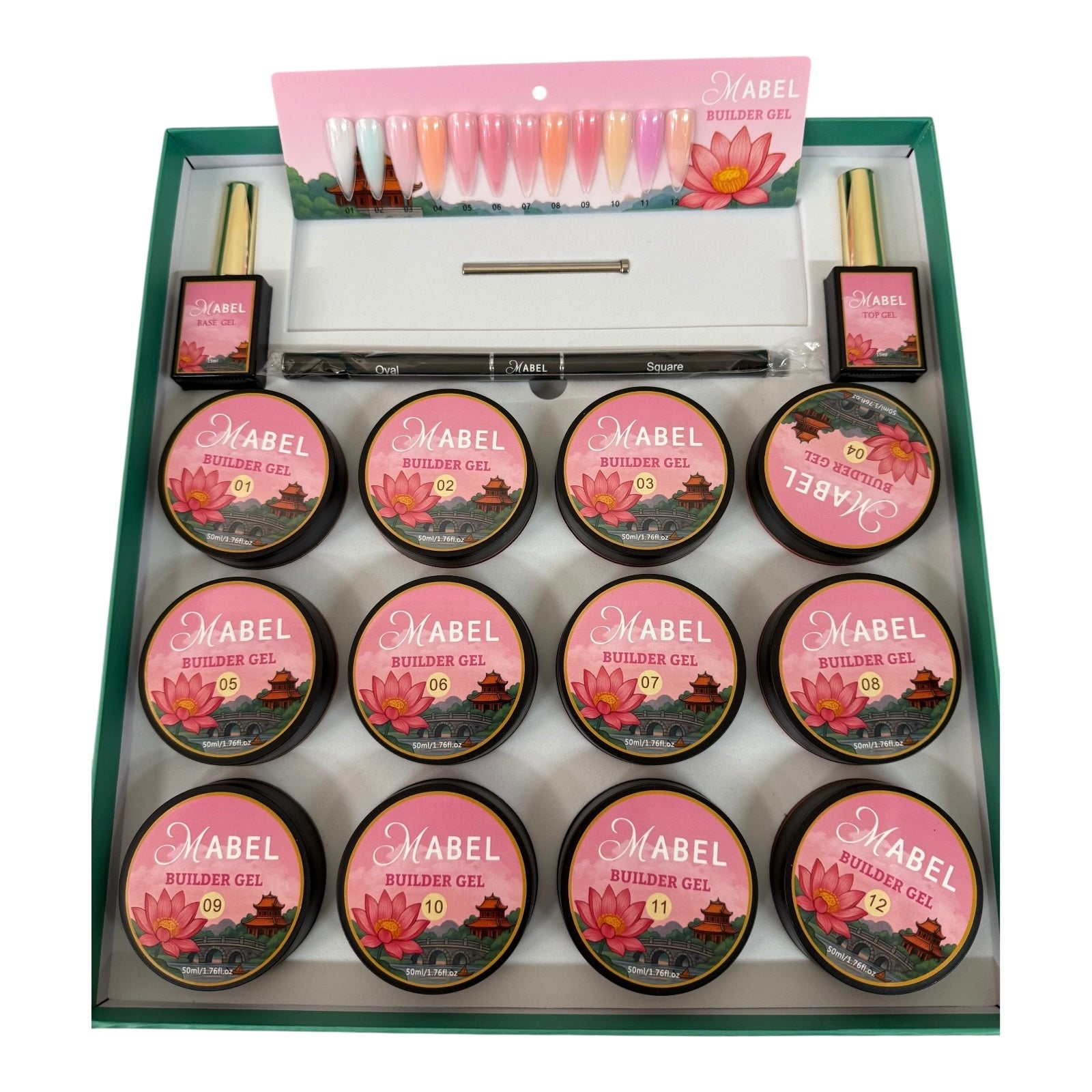 Mabel Builder Gel - 12 Colors Collection – Sunshine Nail Supply