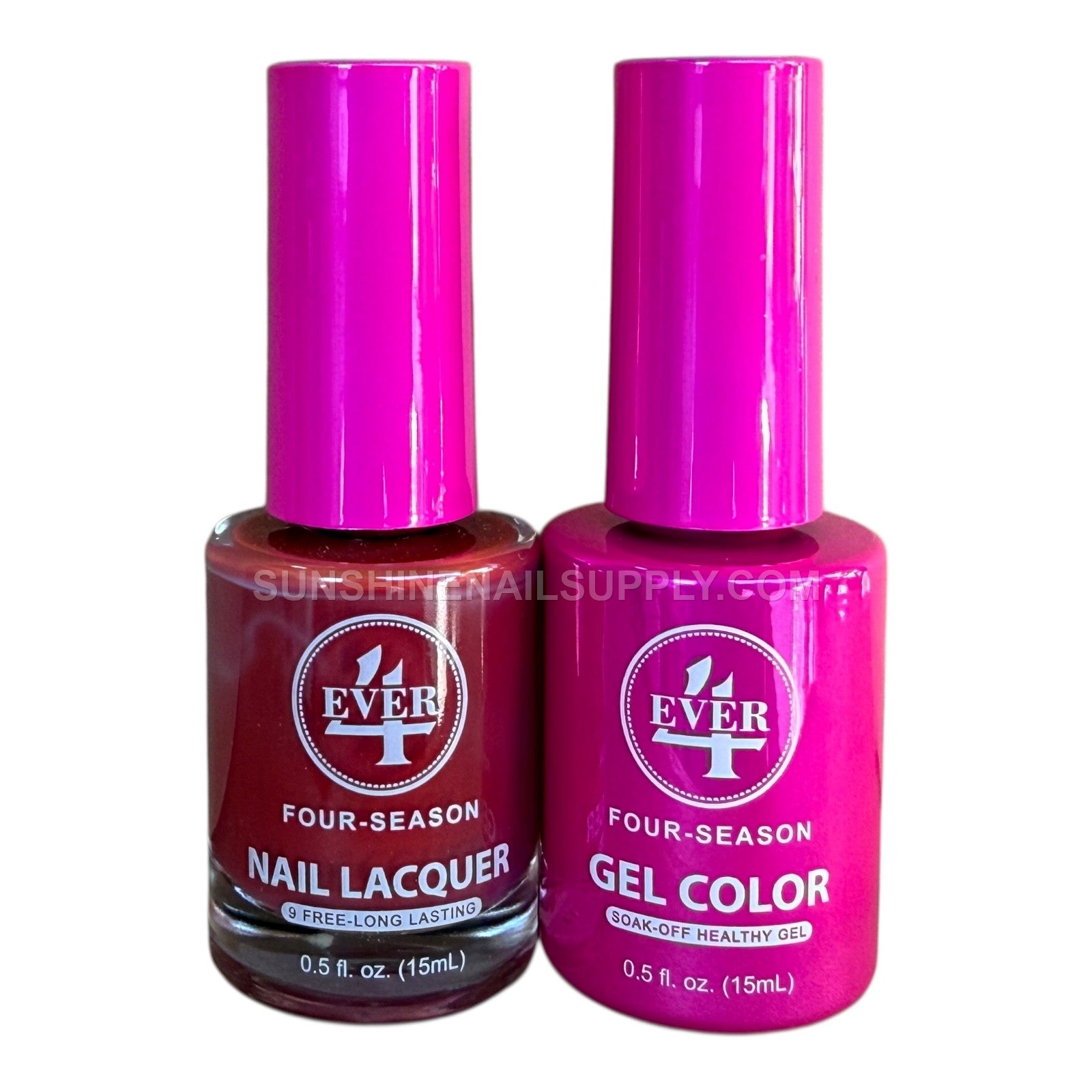 #424 - 4Ever Gel UV/LED Soak Off Gel polish - Cranberry Crystal ...